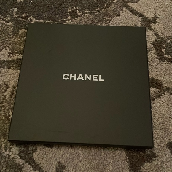 CHANEL | Other | Chanel Black Flat Square Box | Poshmark